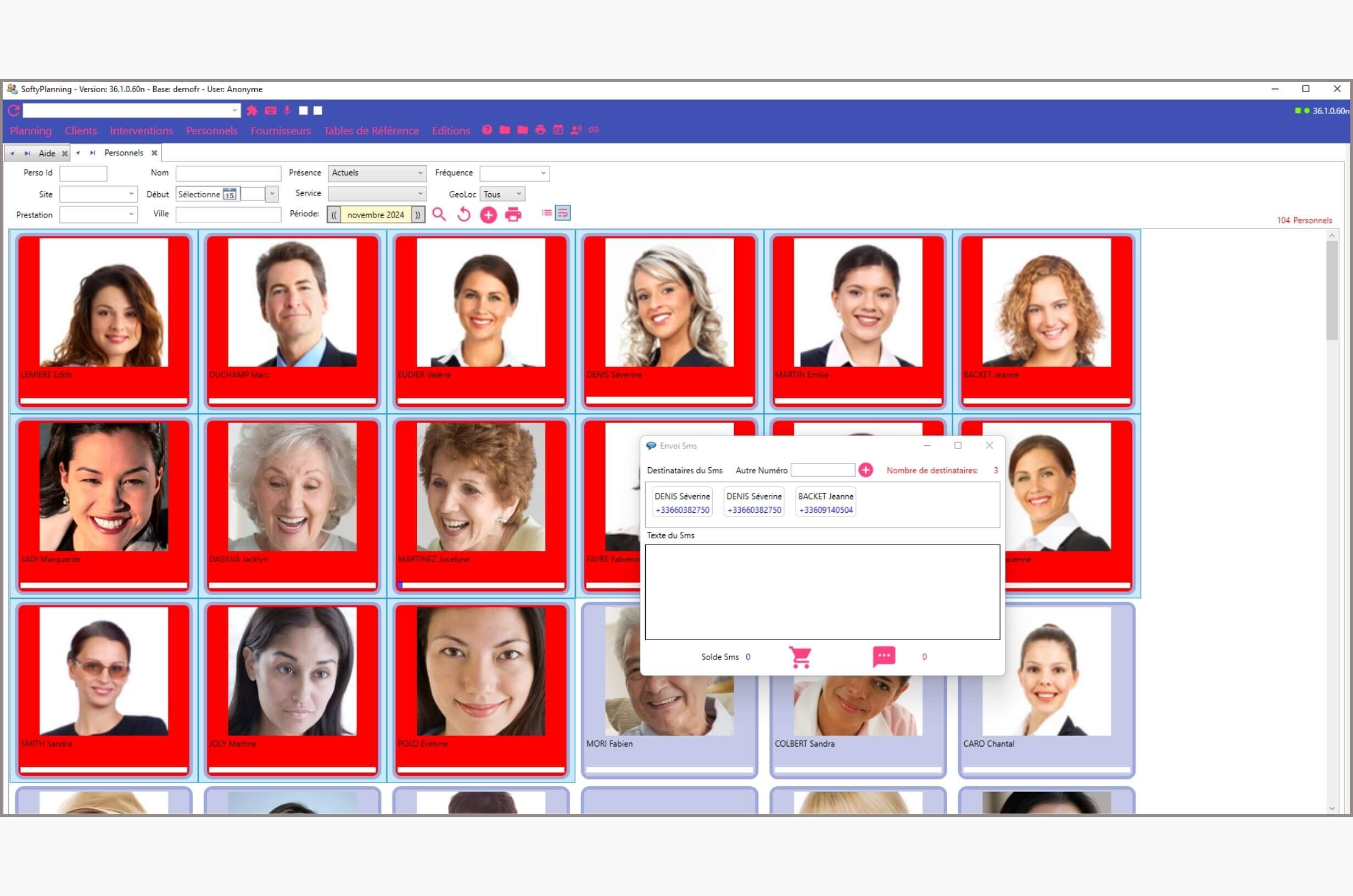 Logiciel Facturation Interventions - SoftyPlanning, SoftySoft