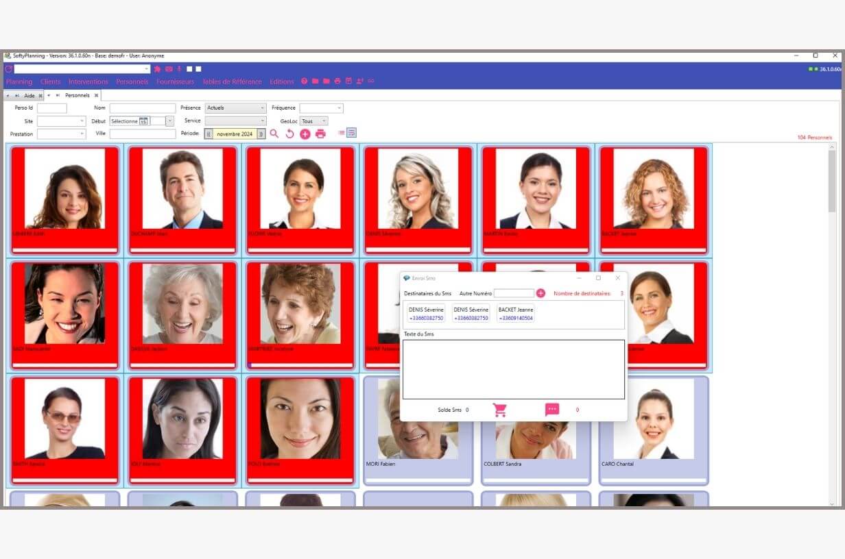 Logiciel Facturation Interventions - SoftyPlanning, SoftySoft
